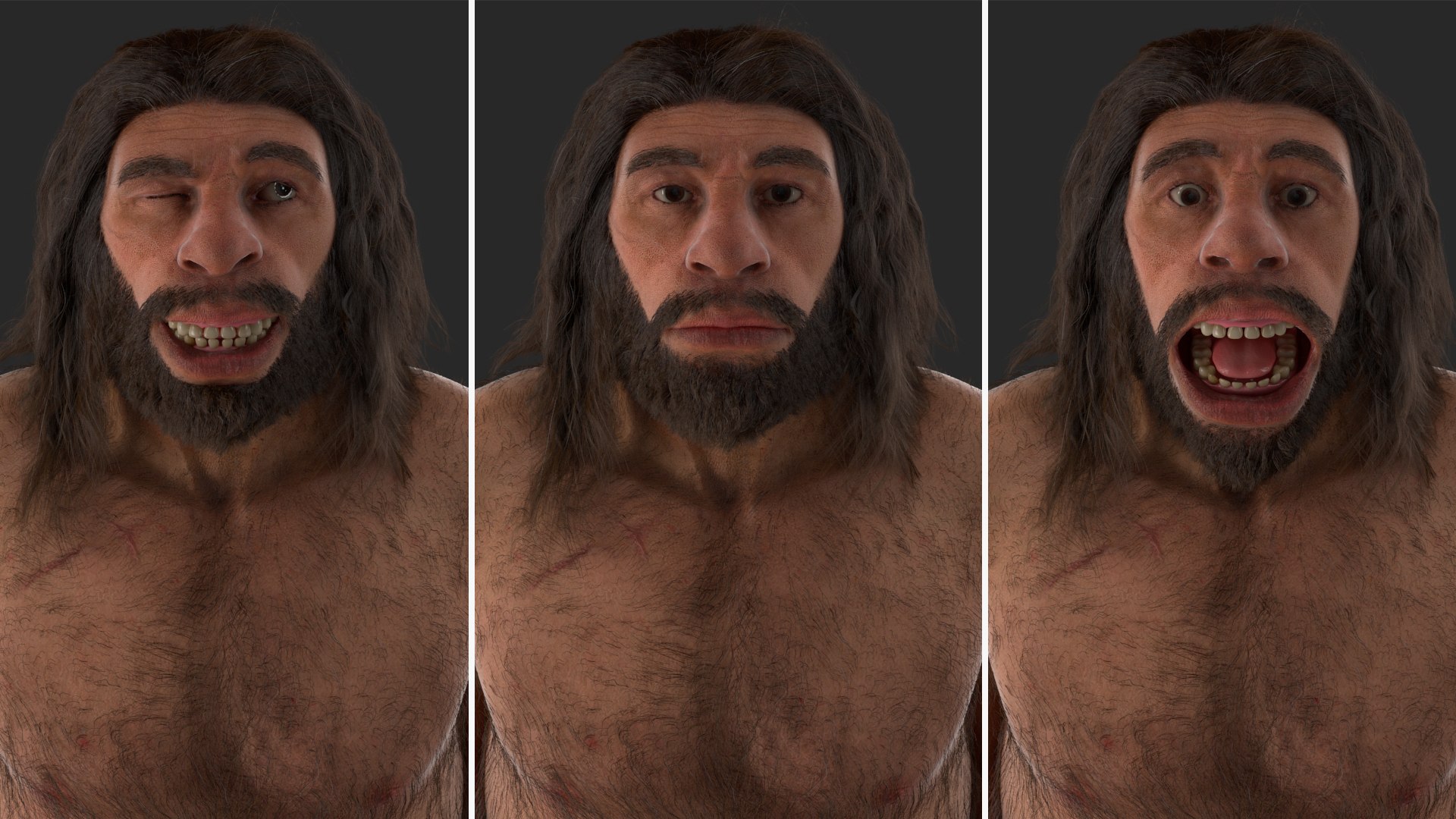 Ancient Neanderthal Fur Rigged 3D model - TurboSquid 2097752