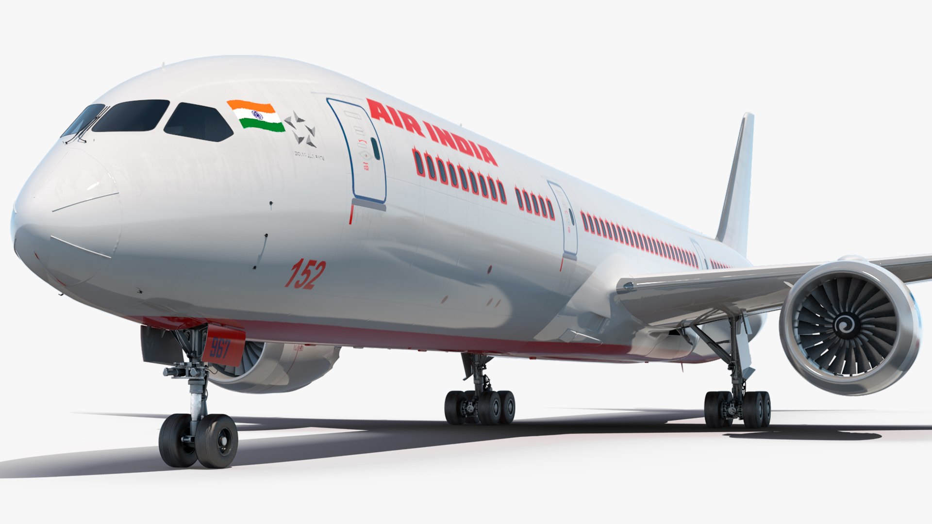 3D Model Air India Boeing 787-9 Dreamliner - TurboSquid 2319806