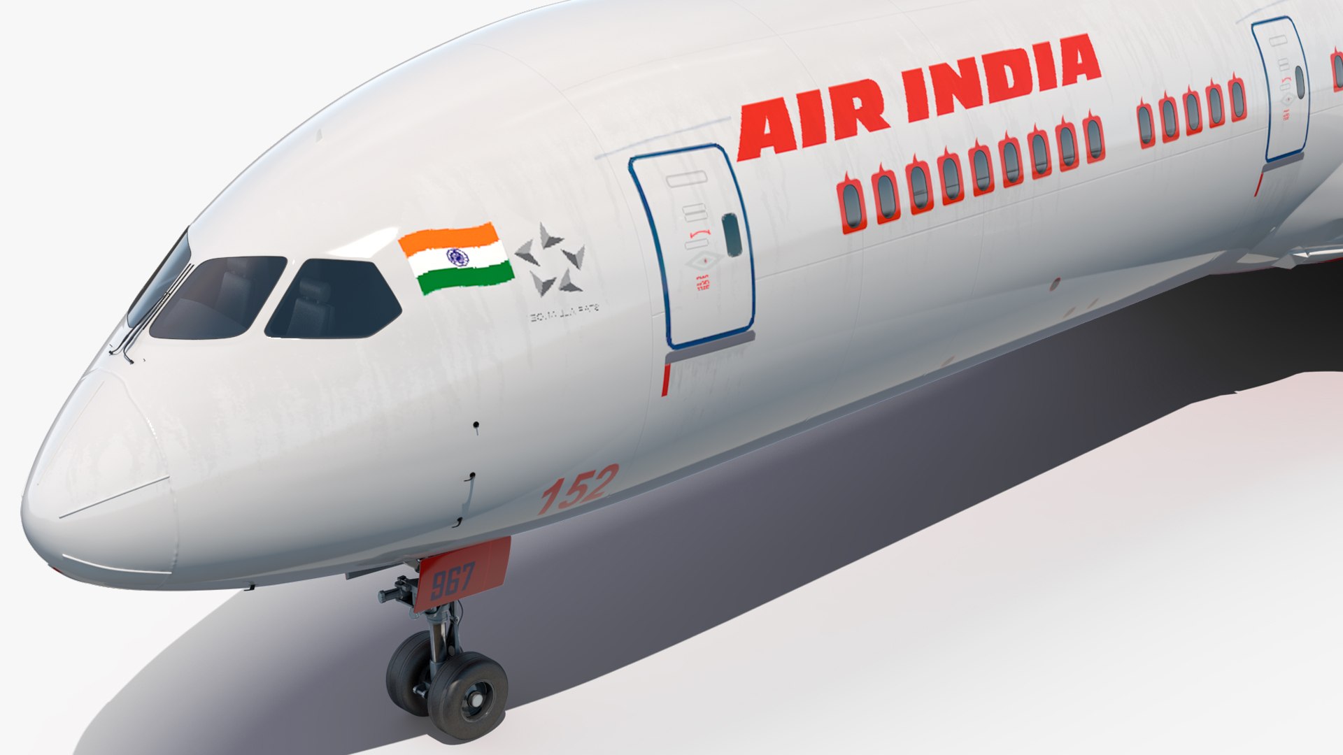 3D Model Air India Boeing 787-9 Dreamliner - TurboSquid 2319806