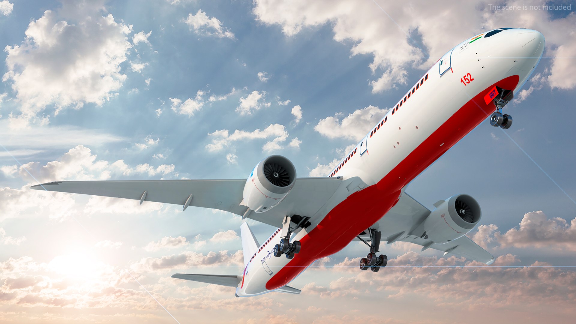 3D Model Air India Boeing 787-9 Dreamliner - TurboSquid 2319806