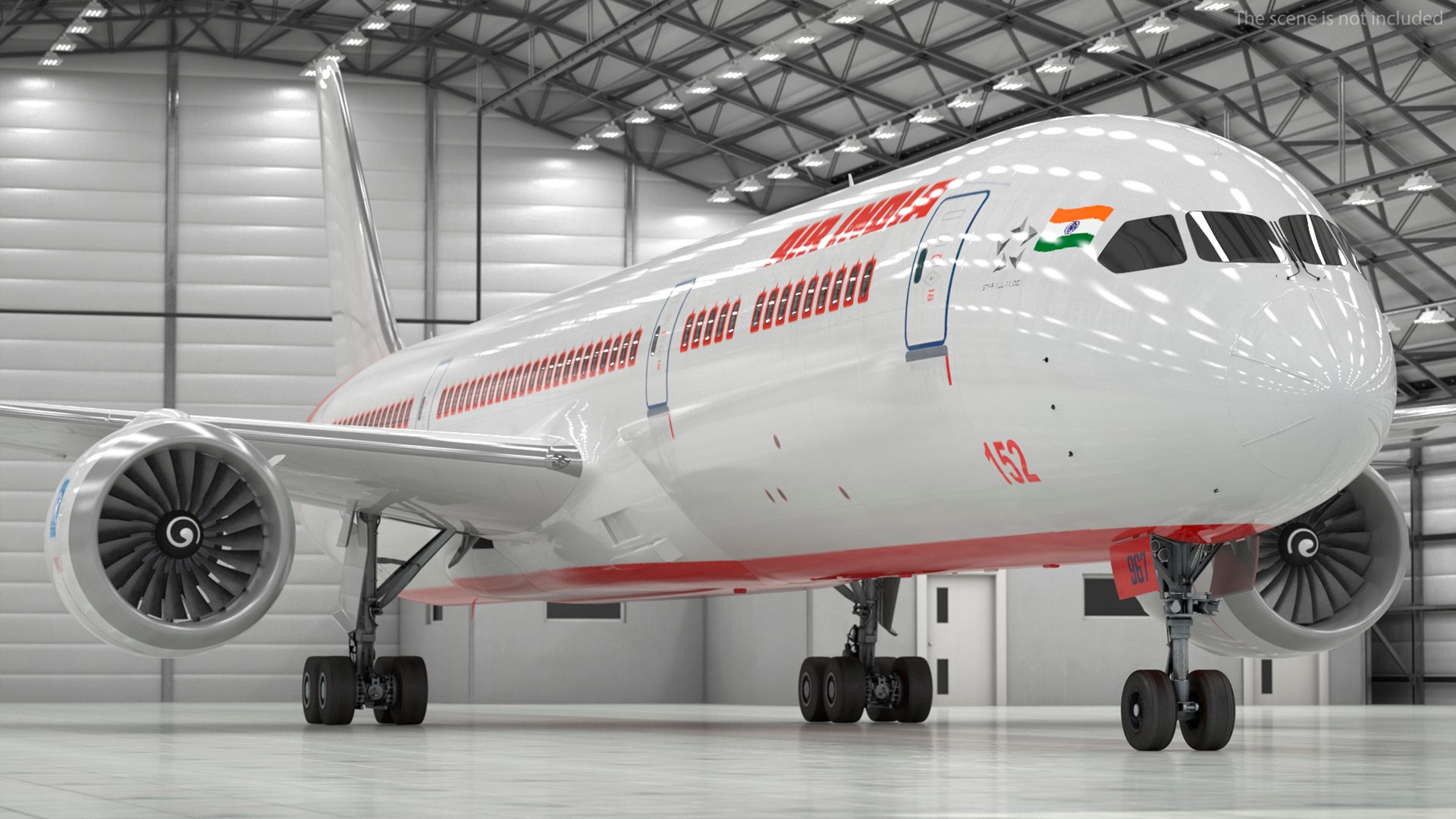 3D Model Air India Boeing 787-9 Dreamliner - TurboSquid 2319806