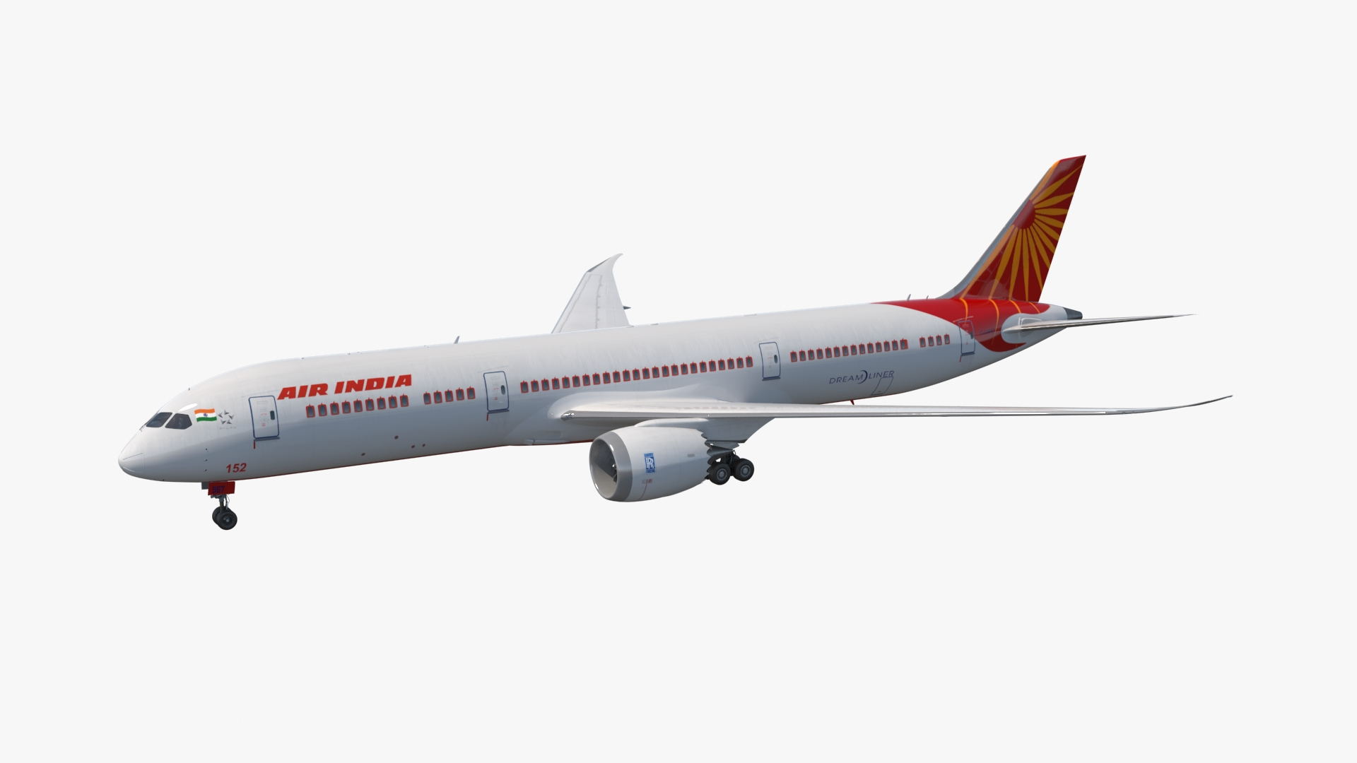 3D Model Air India Boeing 787-9 Dreamliner - TurboSquid 2319806