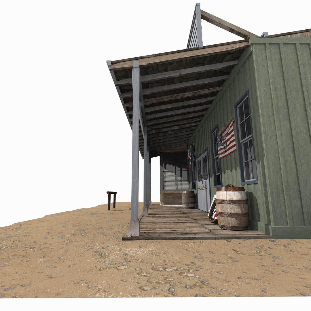 Western General Store 3D Model - TurboSquid 1603764
