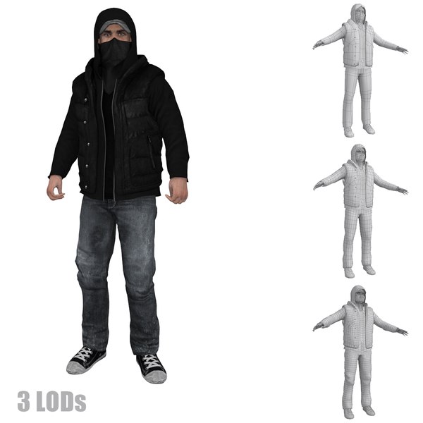 3D Rioter Models | TurboSquid