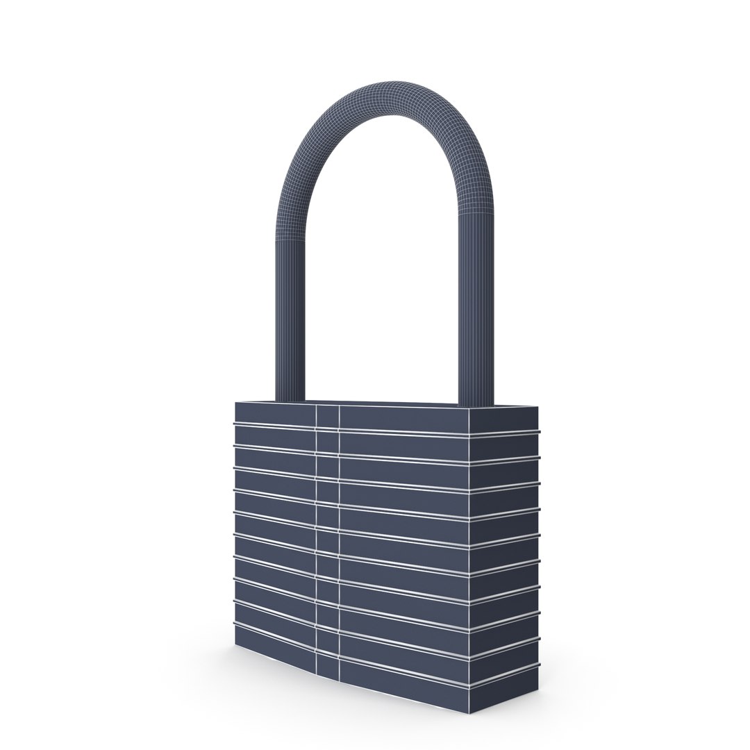 3D Lock sliding Bolt model - TurboSquid 2163912