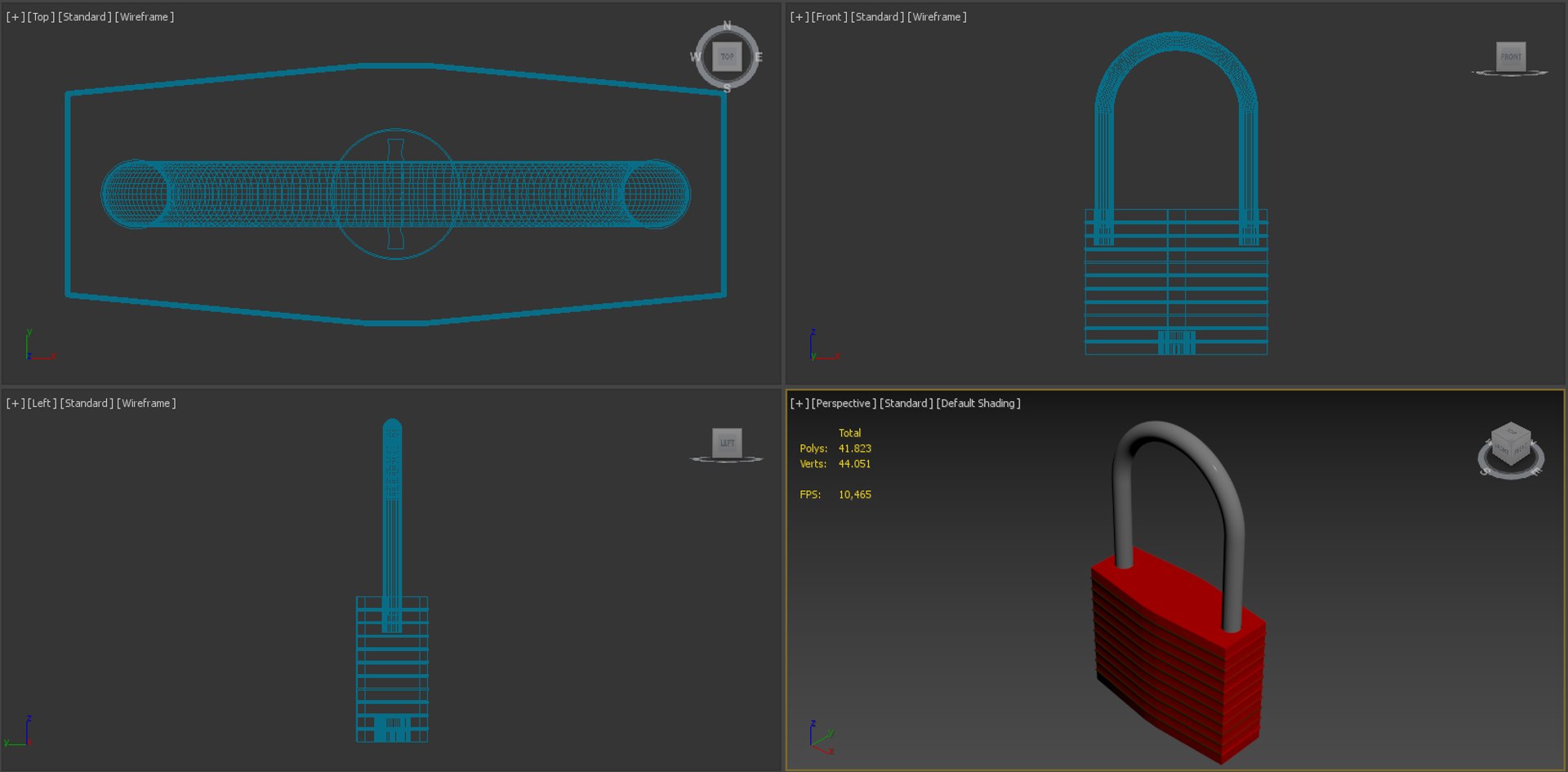 3D Lock sliding Bolt model - TurboSquid 2163912