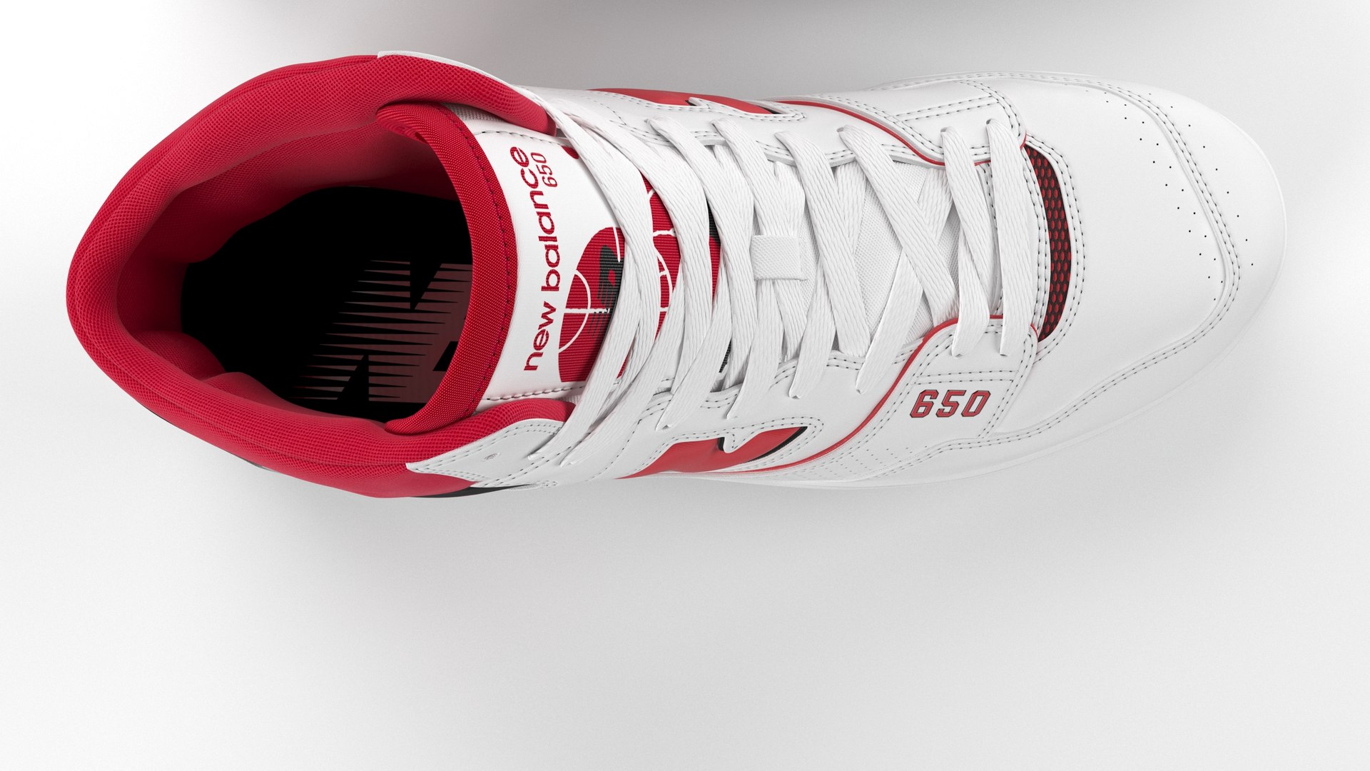 New Balance 650 Red PBR Model - TurboSquid 2014814
