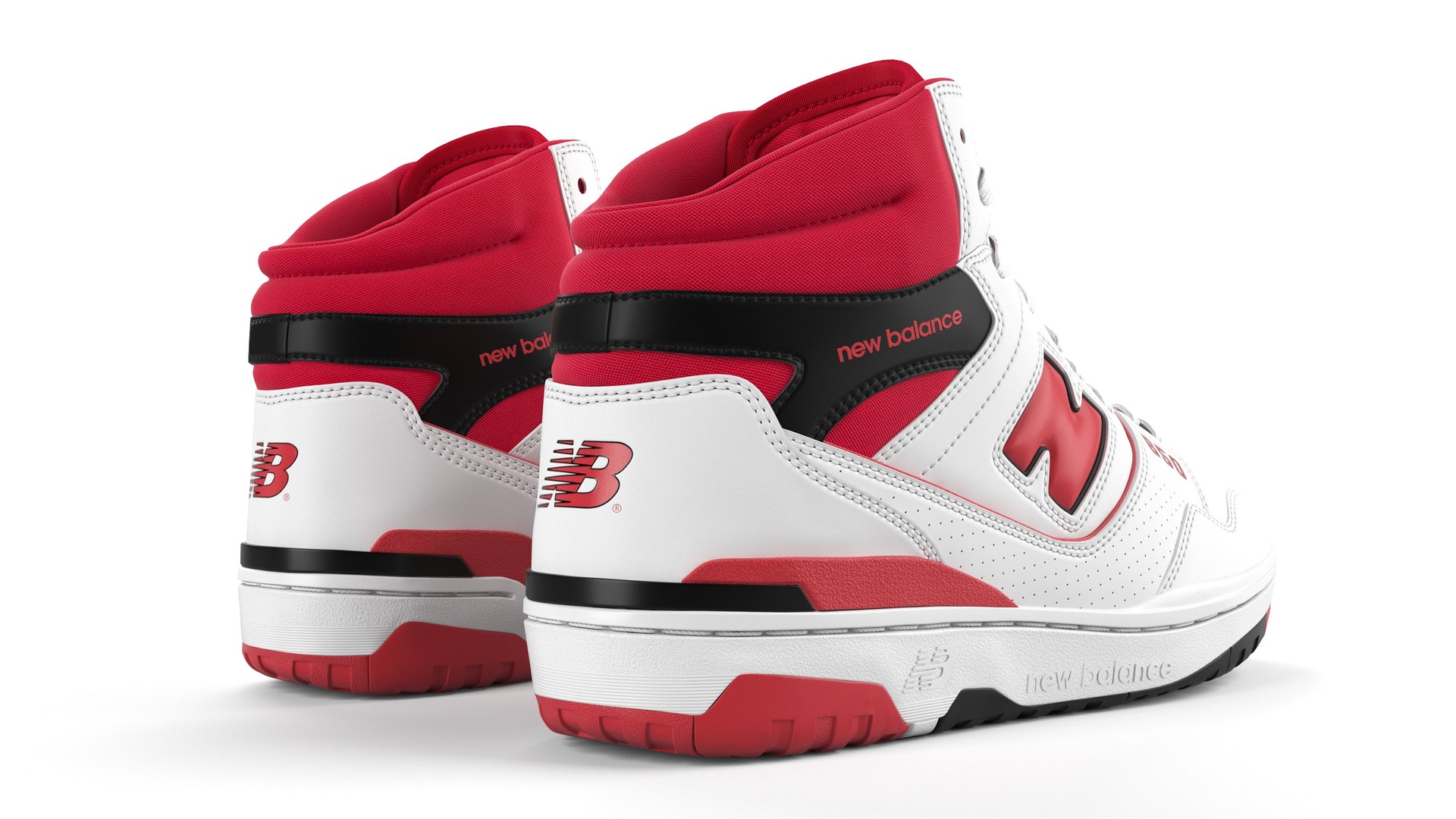 New Balance 650 Red PBR Model - TurboSquid 2014814