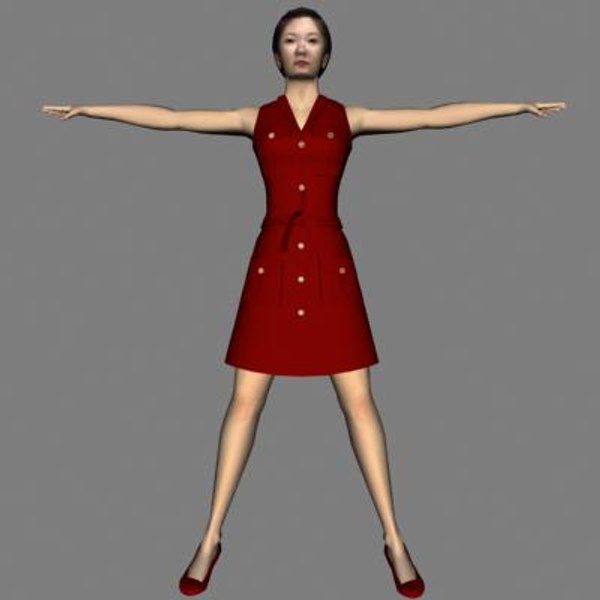 Asian Woman 3D Models for Download | TurboSquid