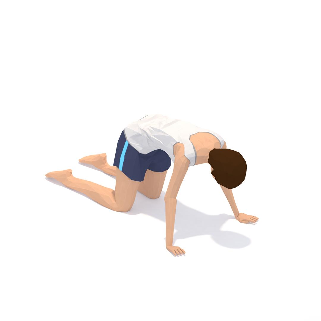 Animations exercise yoga woman 3D model - TurboSquid 1707470