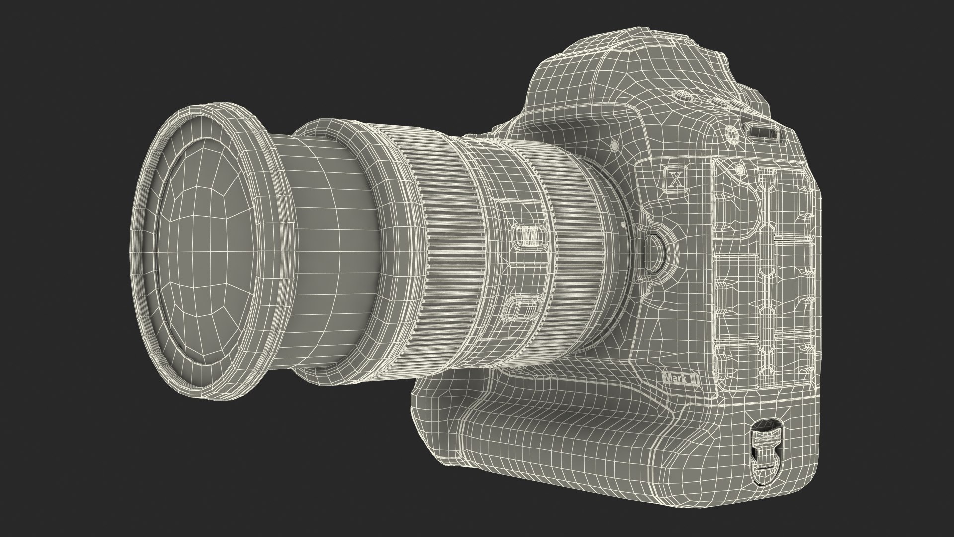 Canon 1dx zoom lens 3D model - TurboSquid 1598176