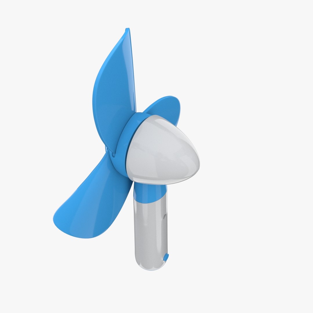 3d Electric Hand Fan Model