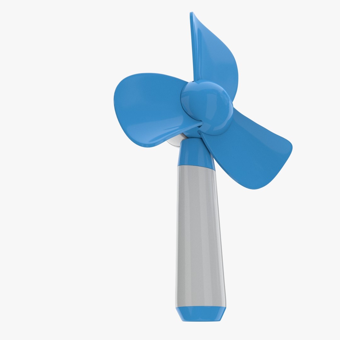 3d Electric Hand Fan Model