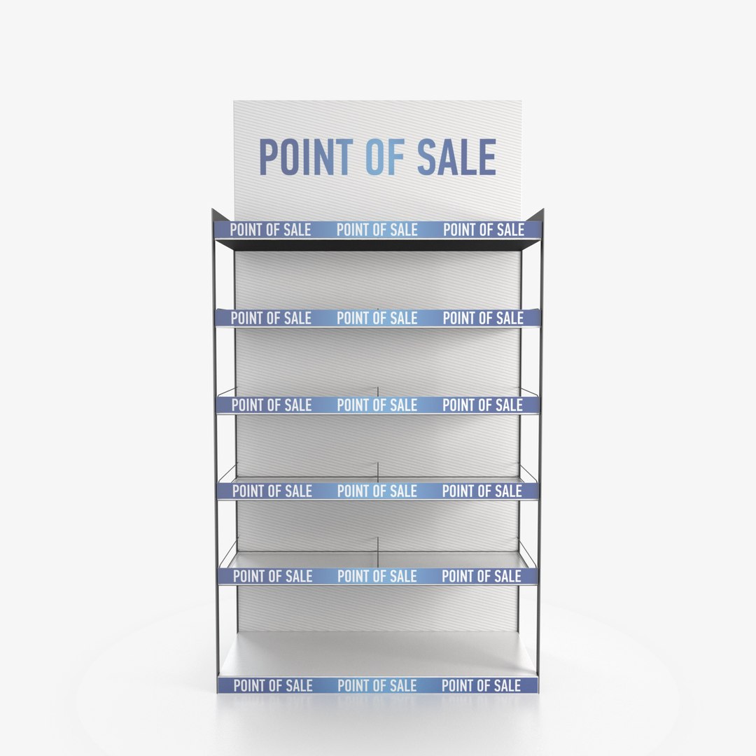 Display Rack 3D Model - TurboSquid 1361629