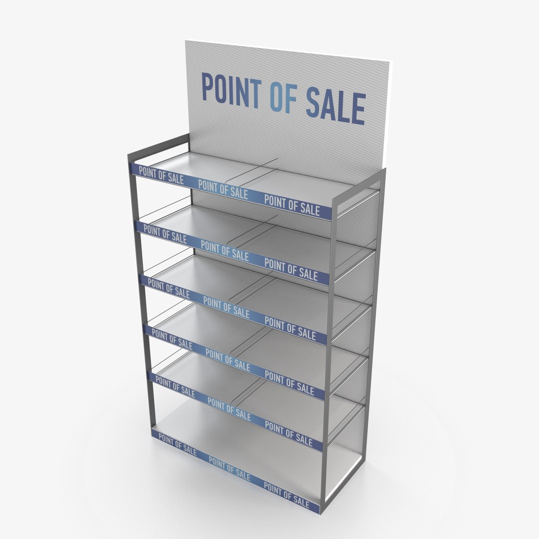 Display Rack 3D Model - TurboSquid 1361629