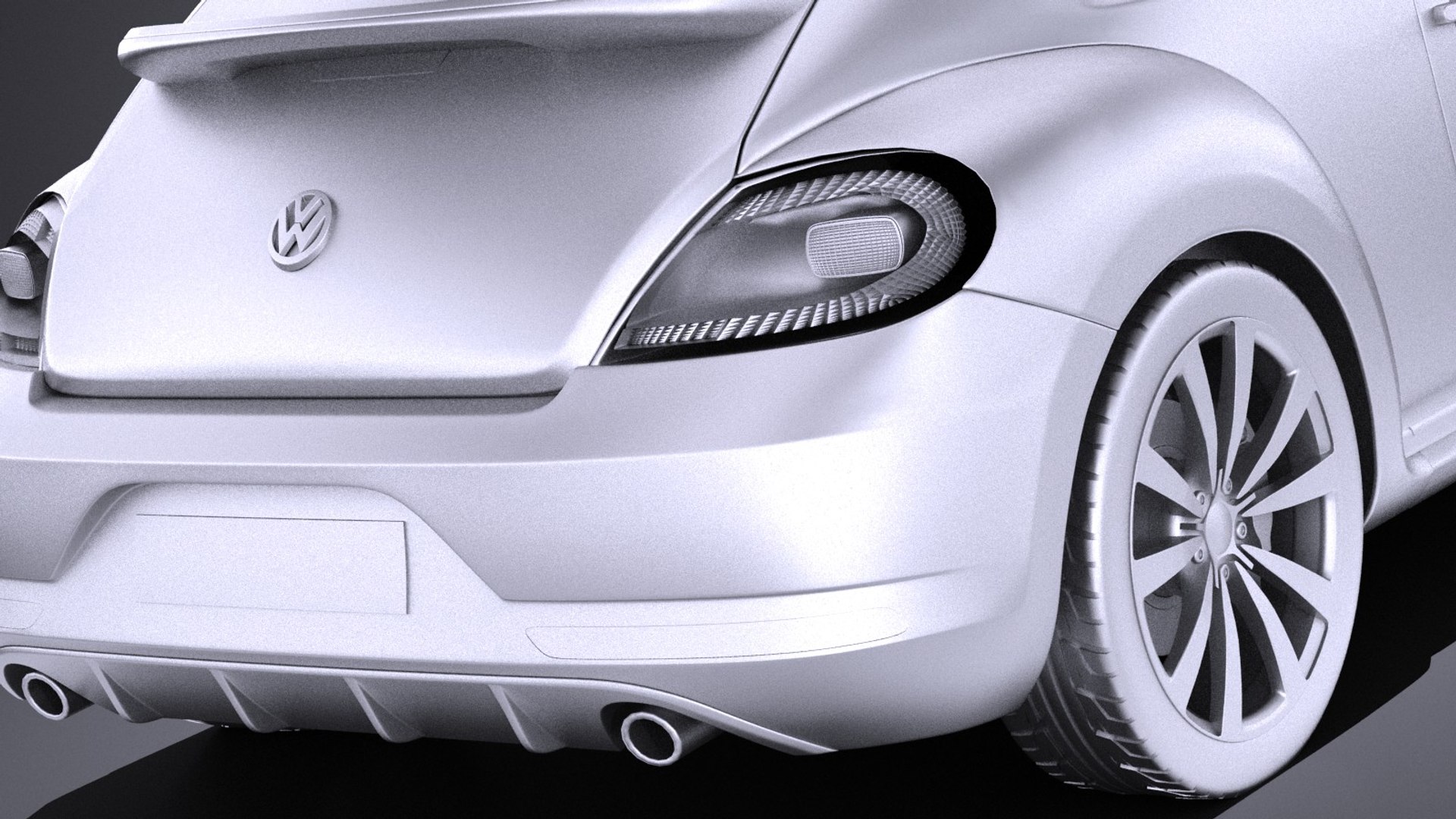 2014 Beetle R Model - TurboSquid 1317143