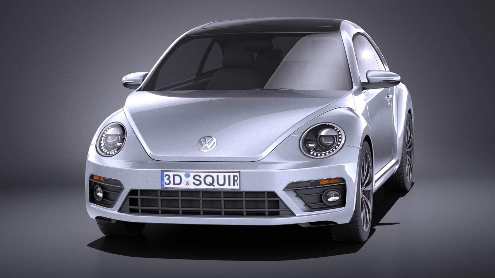 2014 Beetle R Model - TurboSquid 1317143