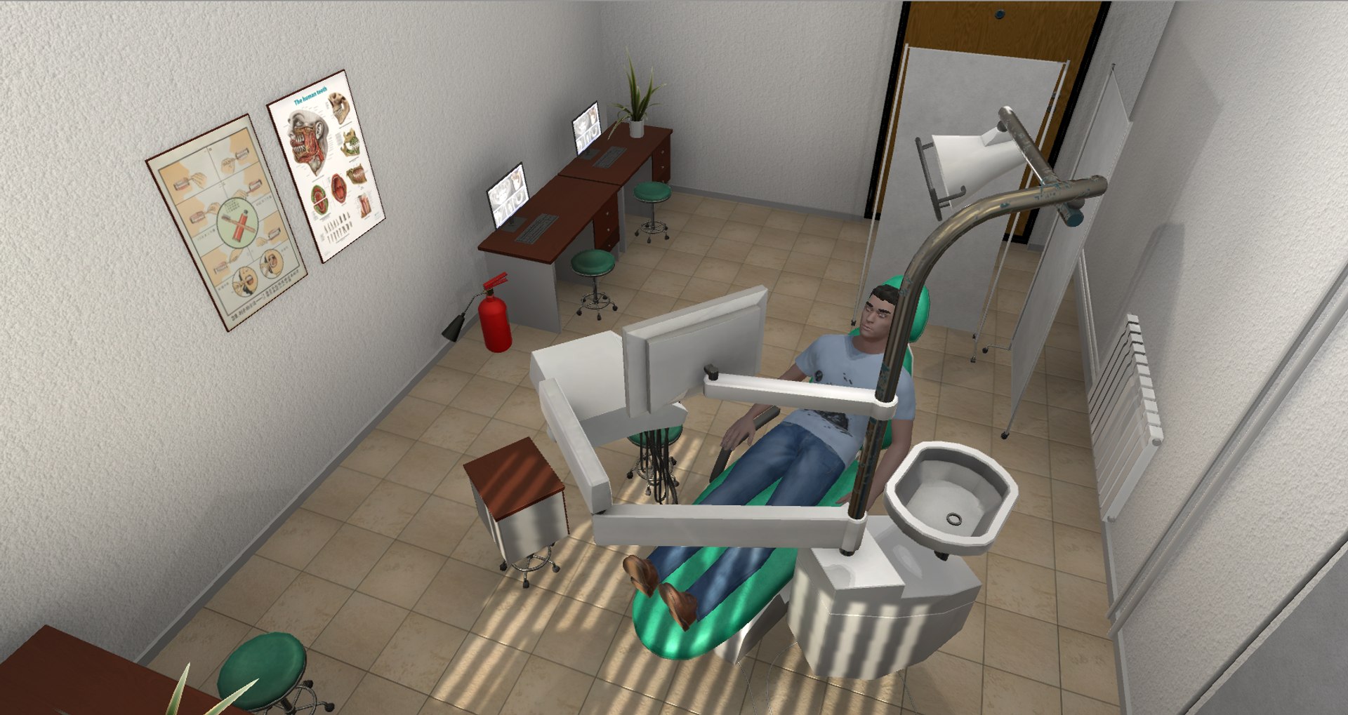 3D dental room - TurboSquid 1416278