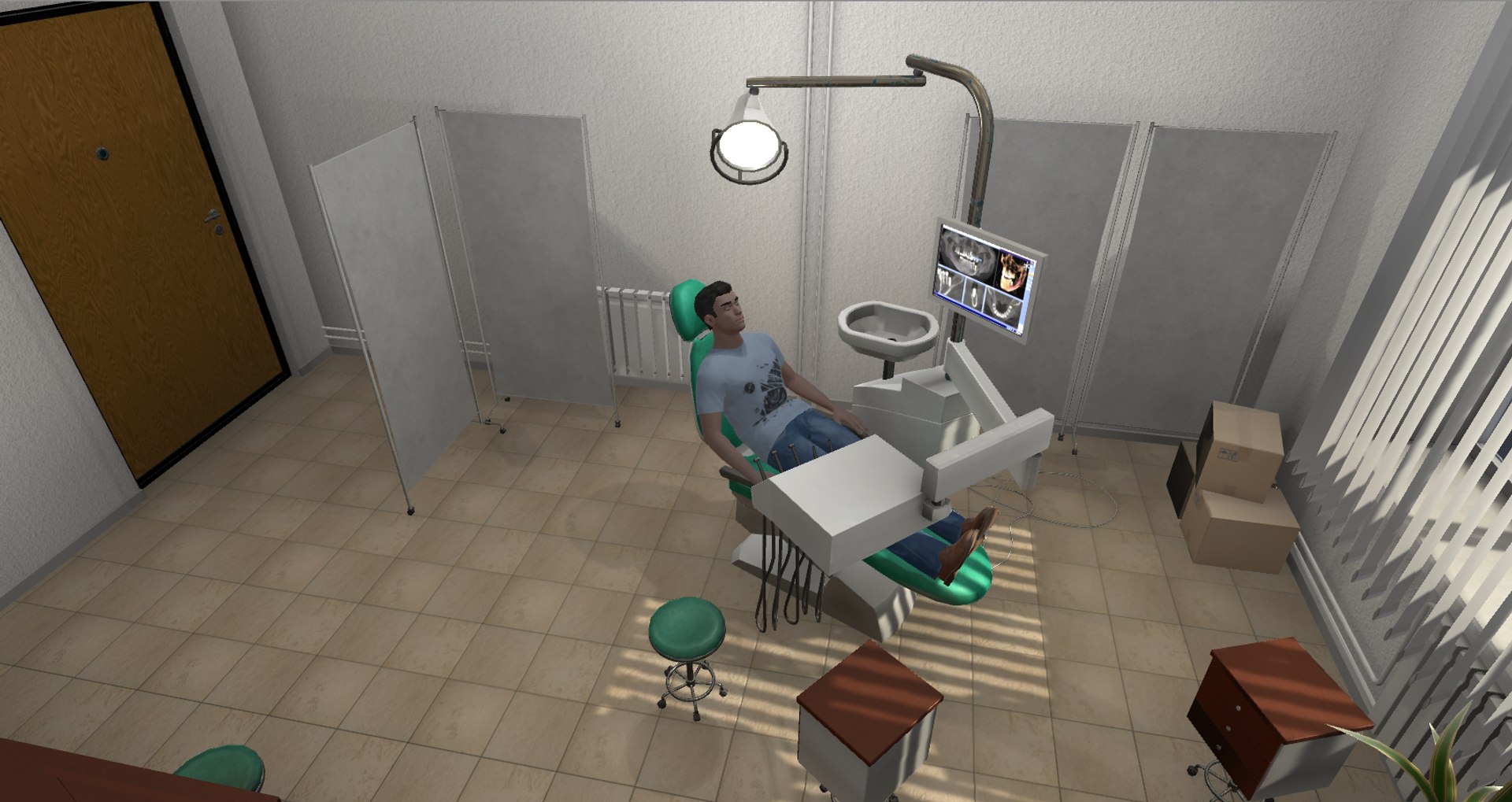 3D dental room - TurboSquid 1416278