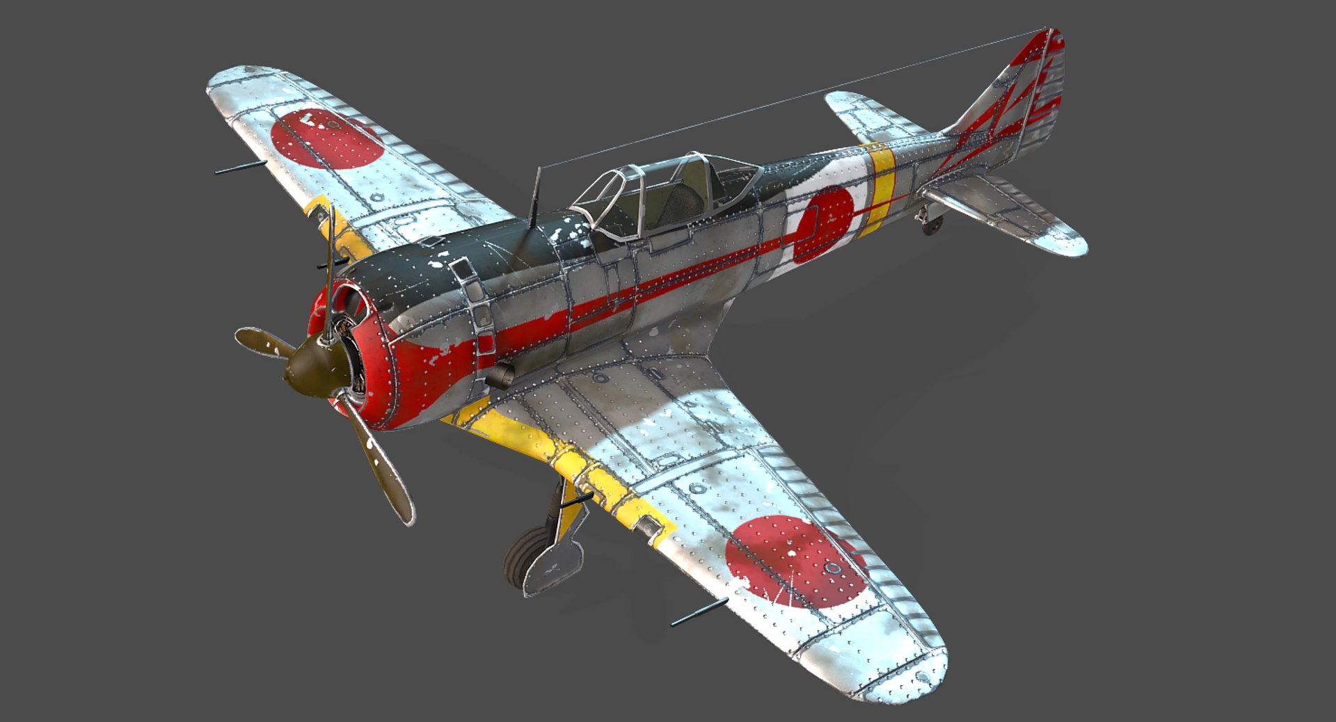 Aircraft Ki-44 Otsu Shoki Max