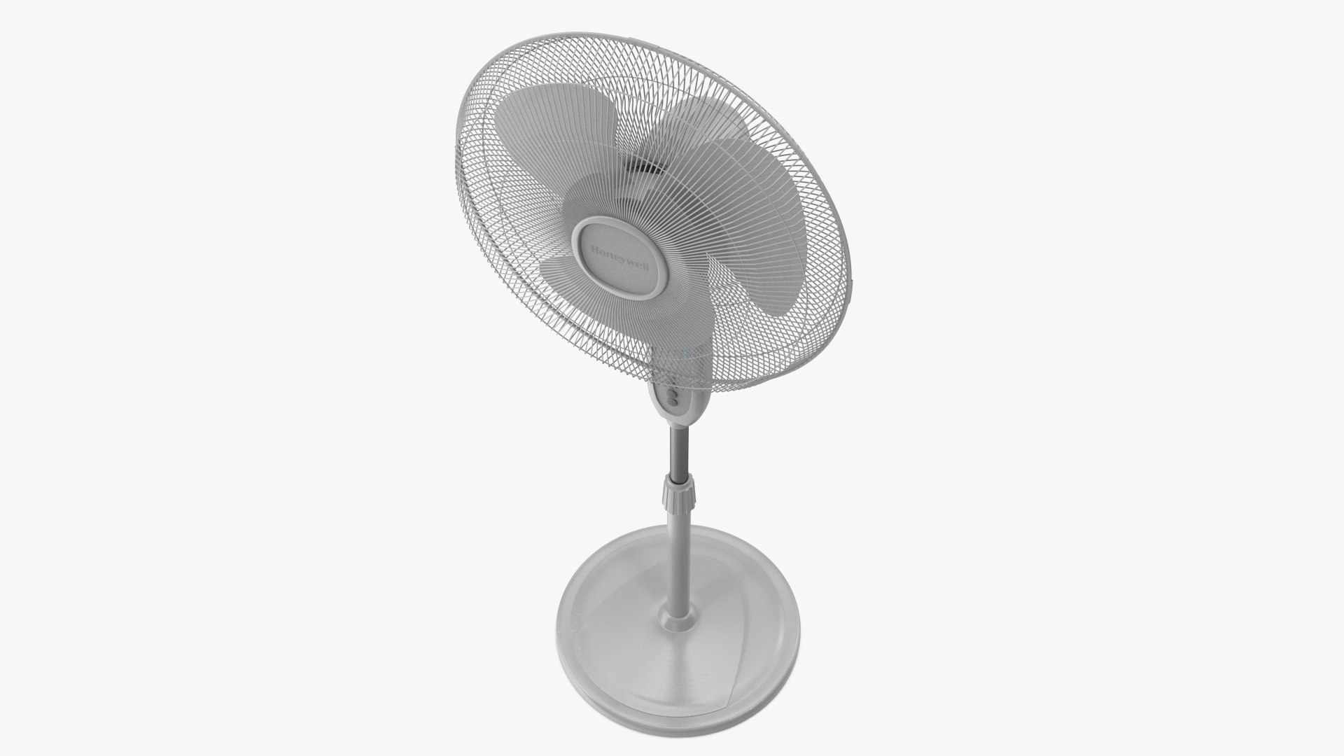 3D model Pedestal Honeywell Fan White - TurboSquid 2119168