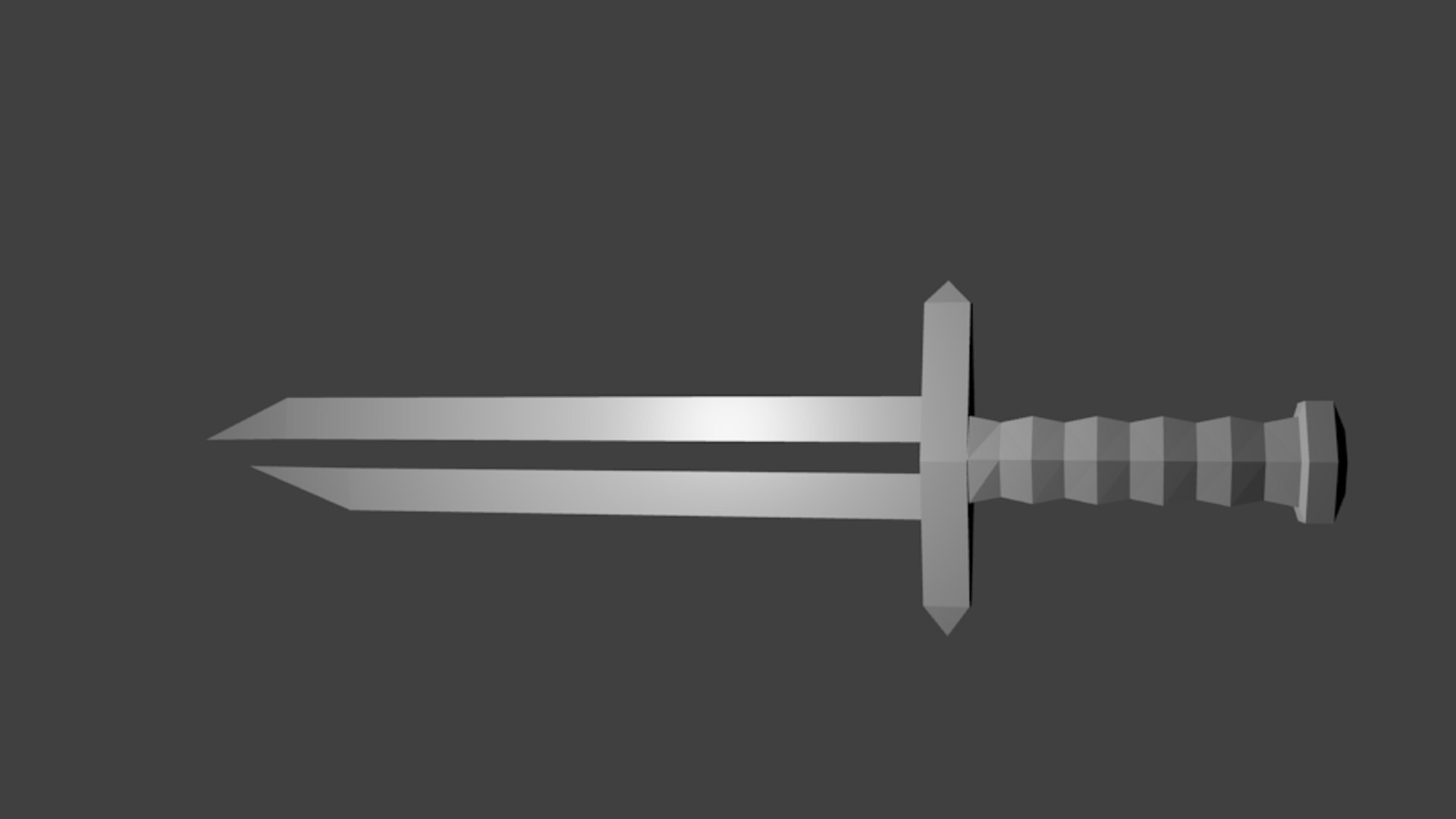 3d split sword model