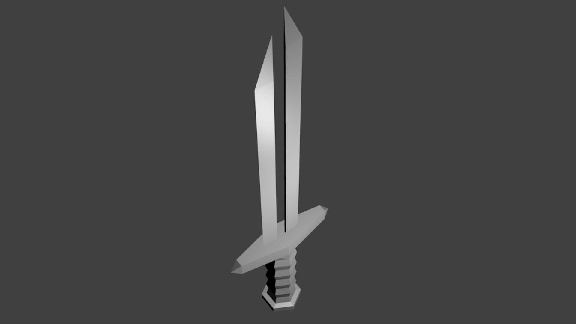 3d split sword model