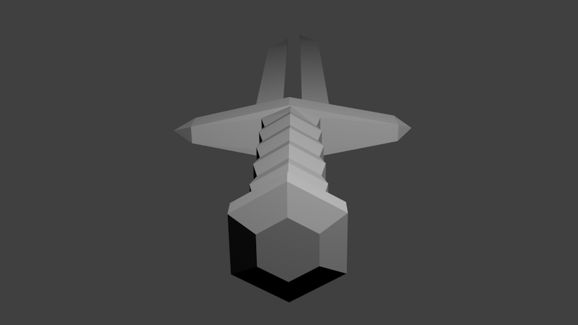 3d split sword model