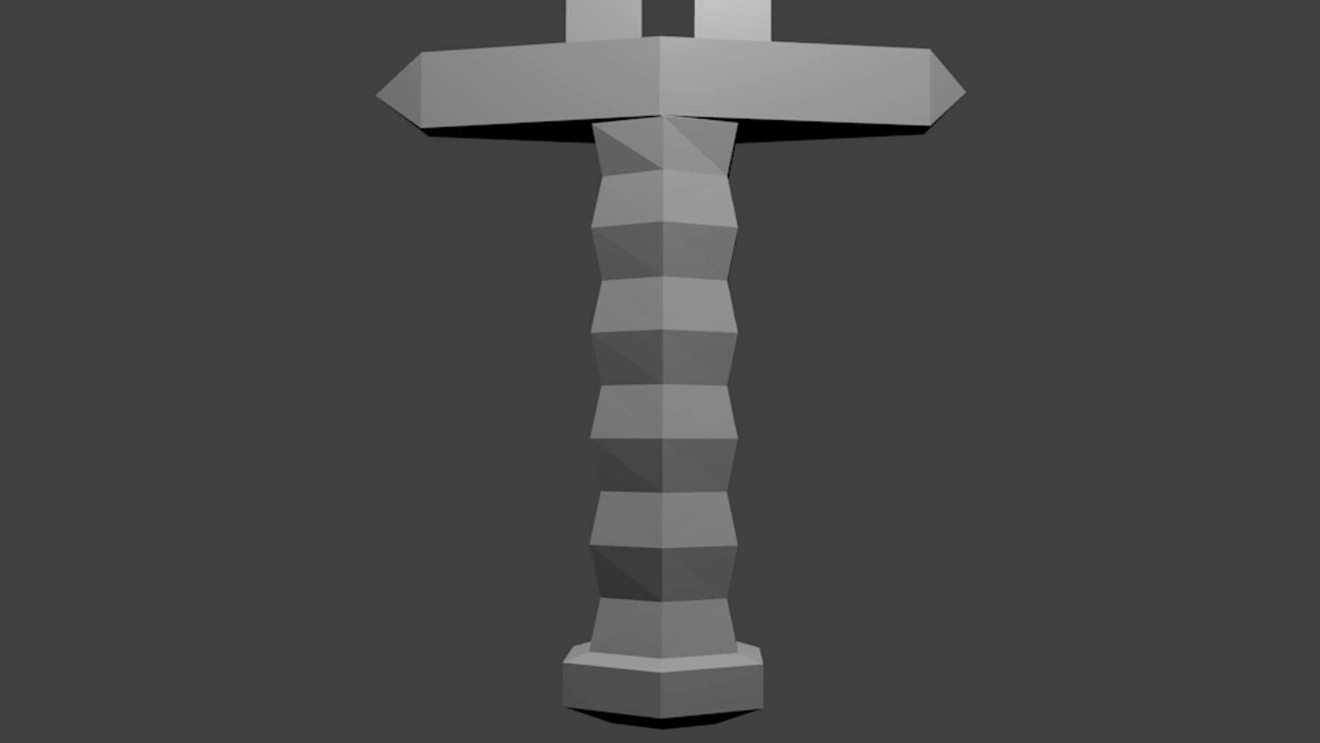 3d split sword model