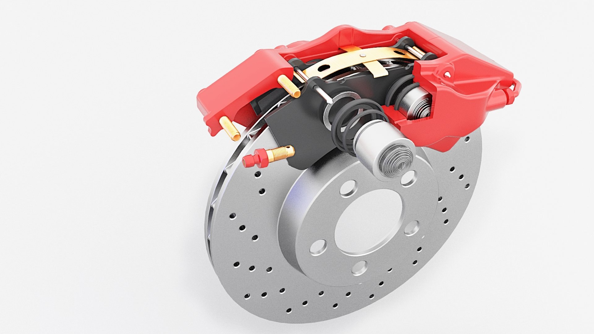 Brakes Disc 3D Model - TurboSquid 1529327