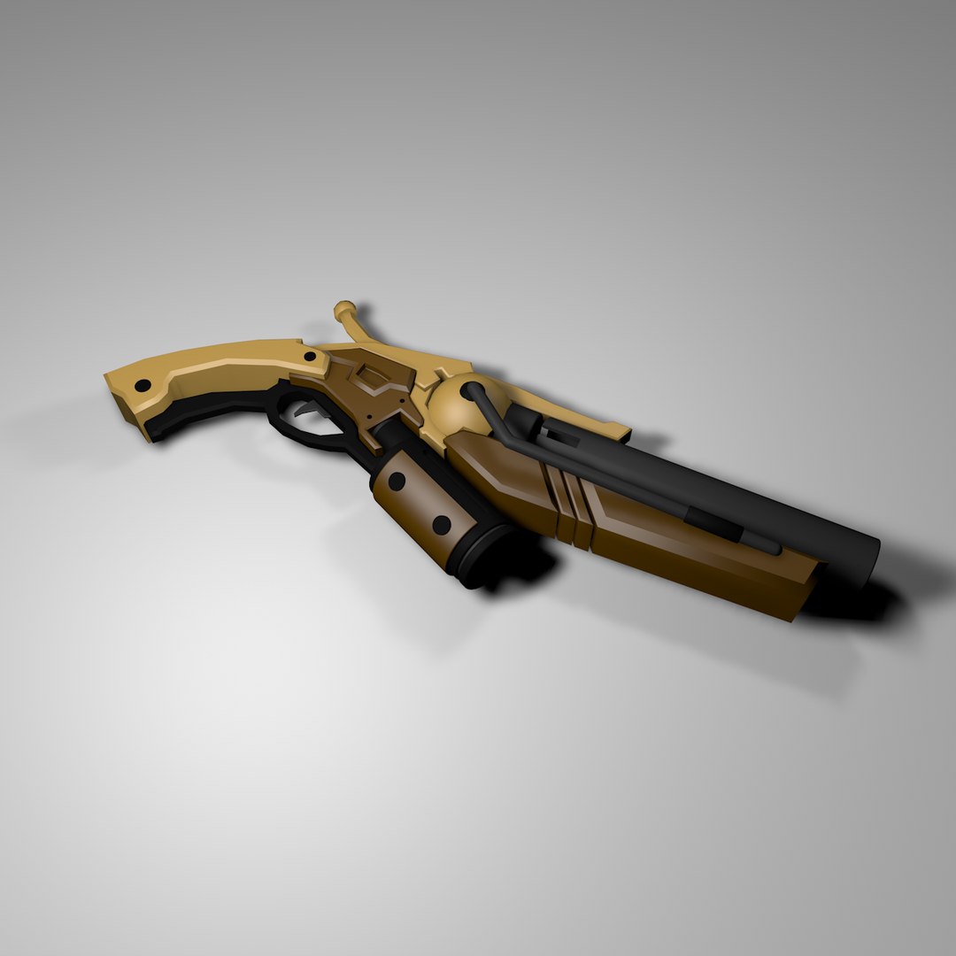 Free Handgun Weapon 3D Model - TurboSquid 1383404