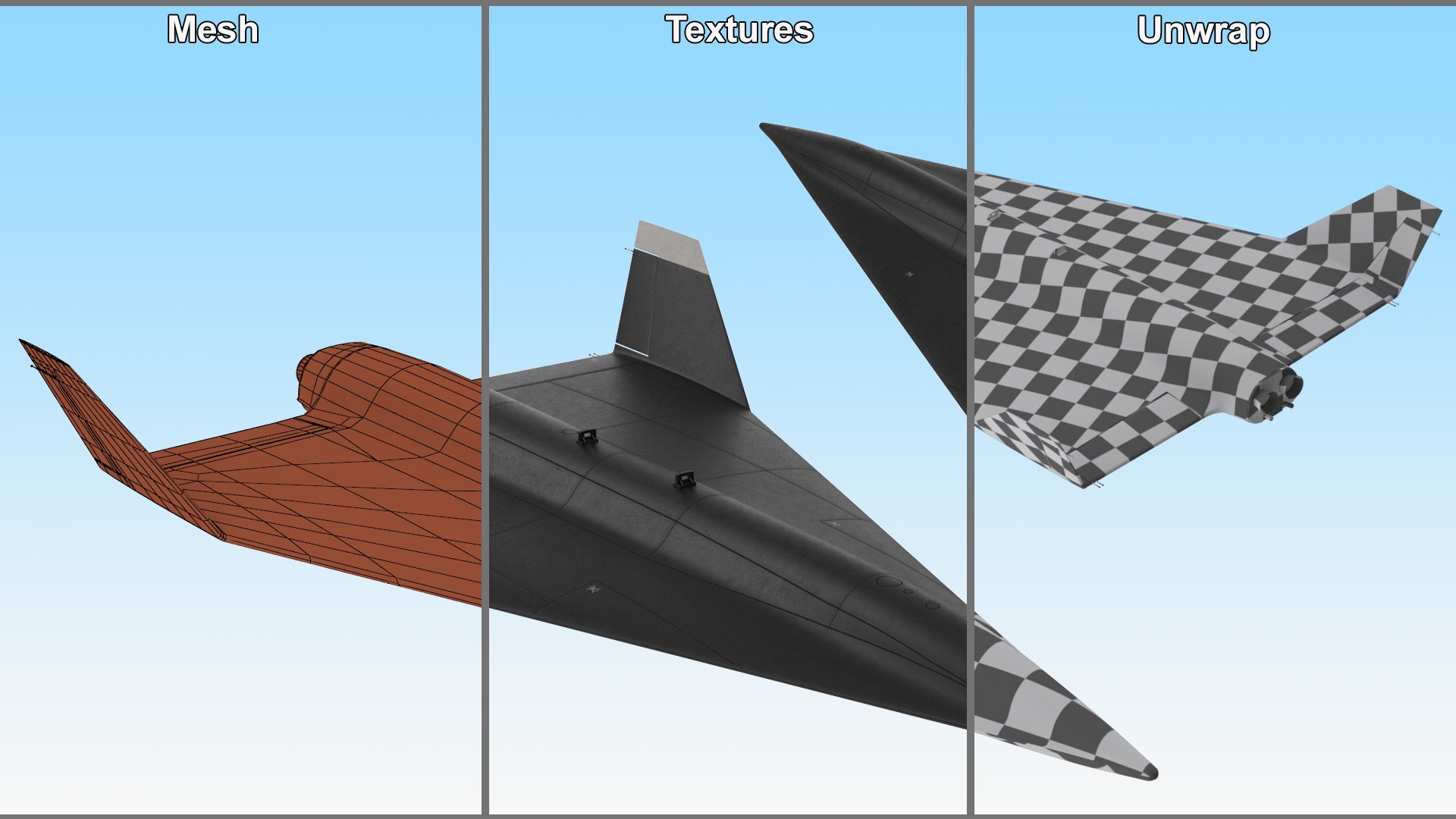3D WZ-8 High Speed Reconnaissance Drone Model - TurboSquid 2218574