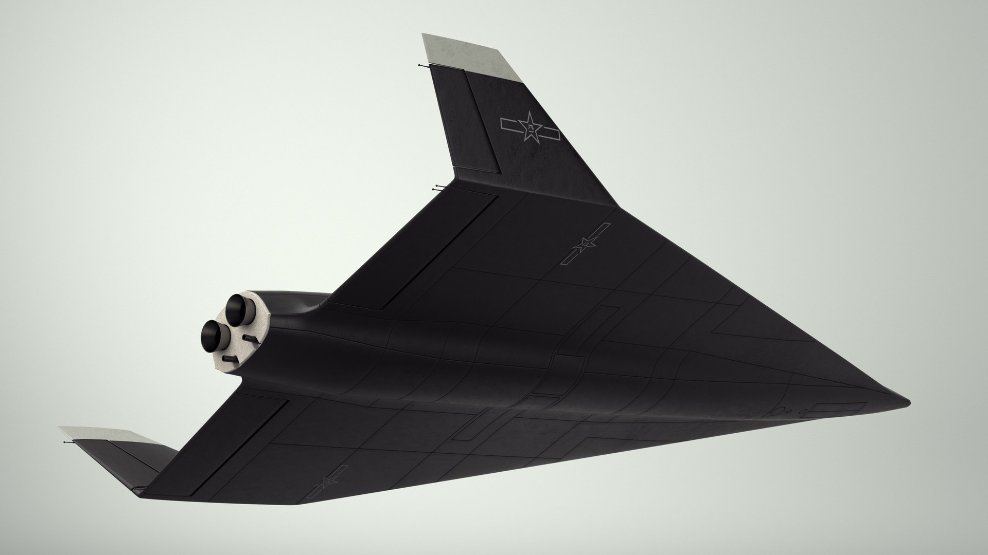 3D WZ-8 High Speed Reconnaissance Drone Model - TurboSquid 2218574