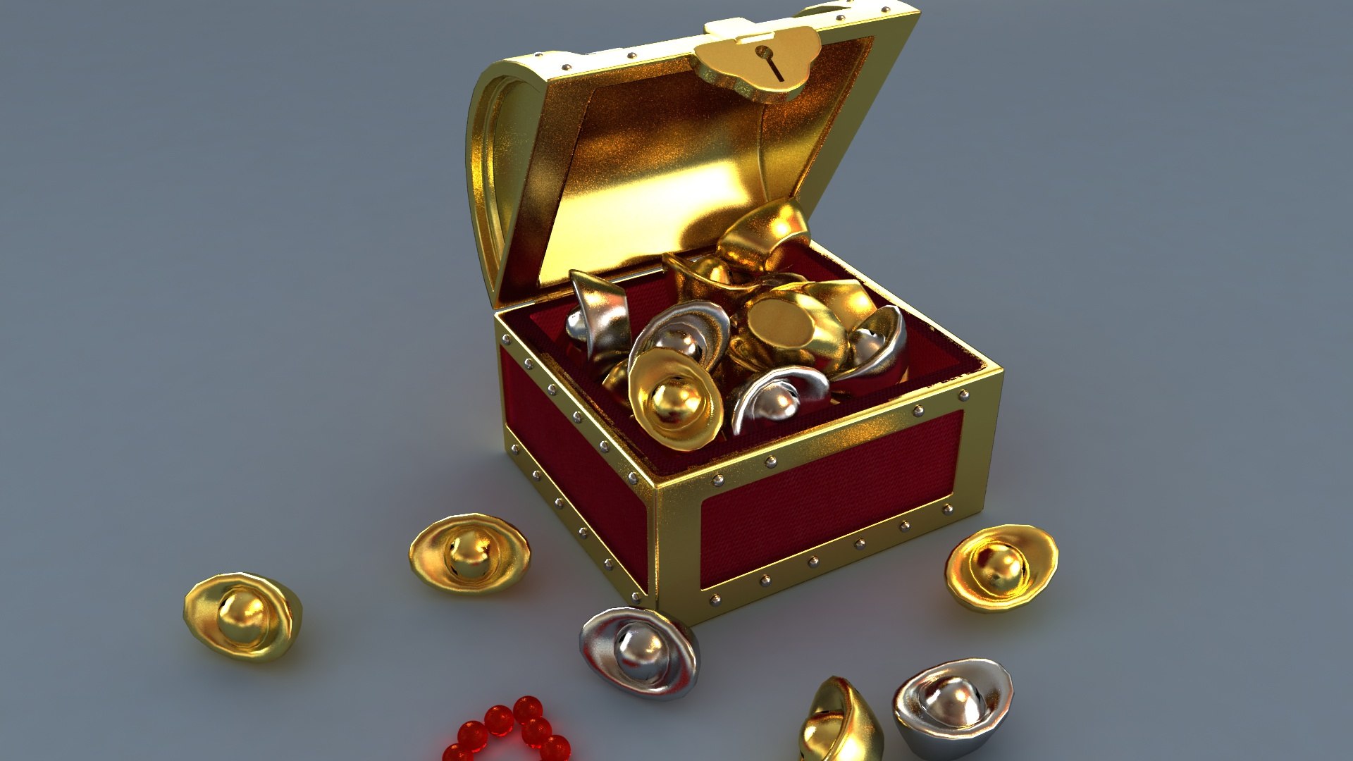 3D Old Box Case Symbol Storage Cargo Container Money - TurboSquid 2216880