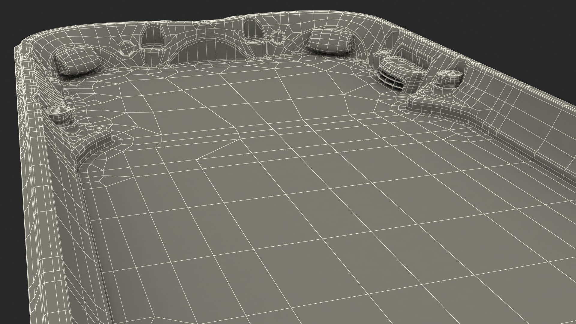 Spa Hot Tub With Water 3D Model - TurboSquid 1726021
