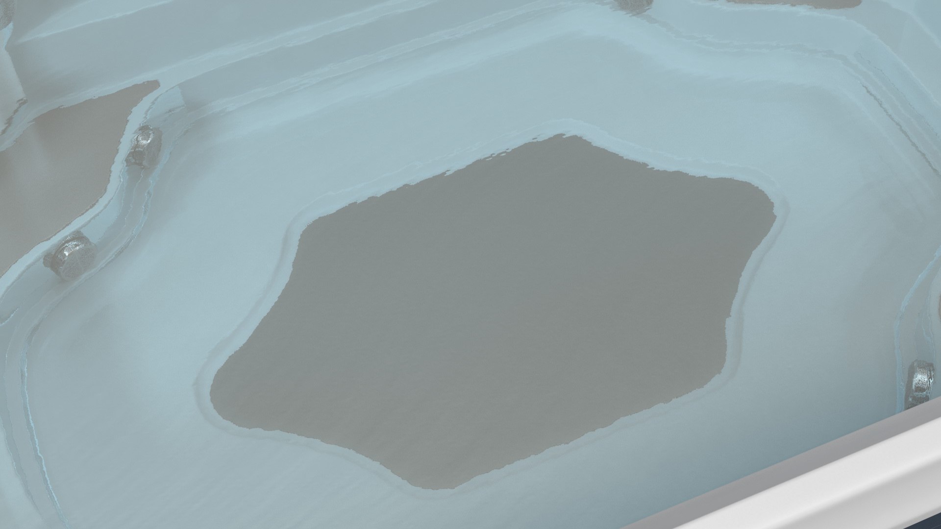 Spa Hot Tub With Water 3D Model - TurboSquid 1726021