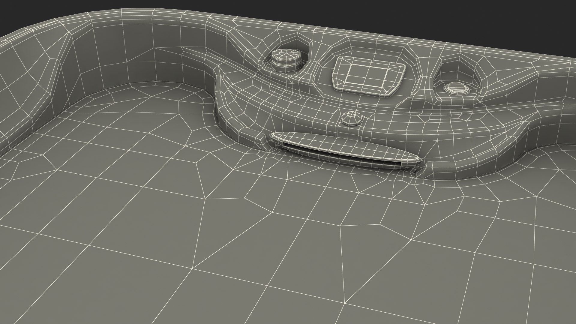 Spa Hot Tub With Water 3D Model - TurboSquid 1726021