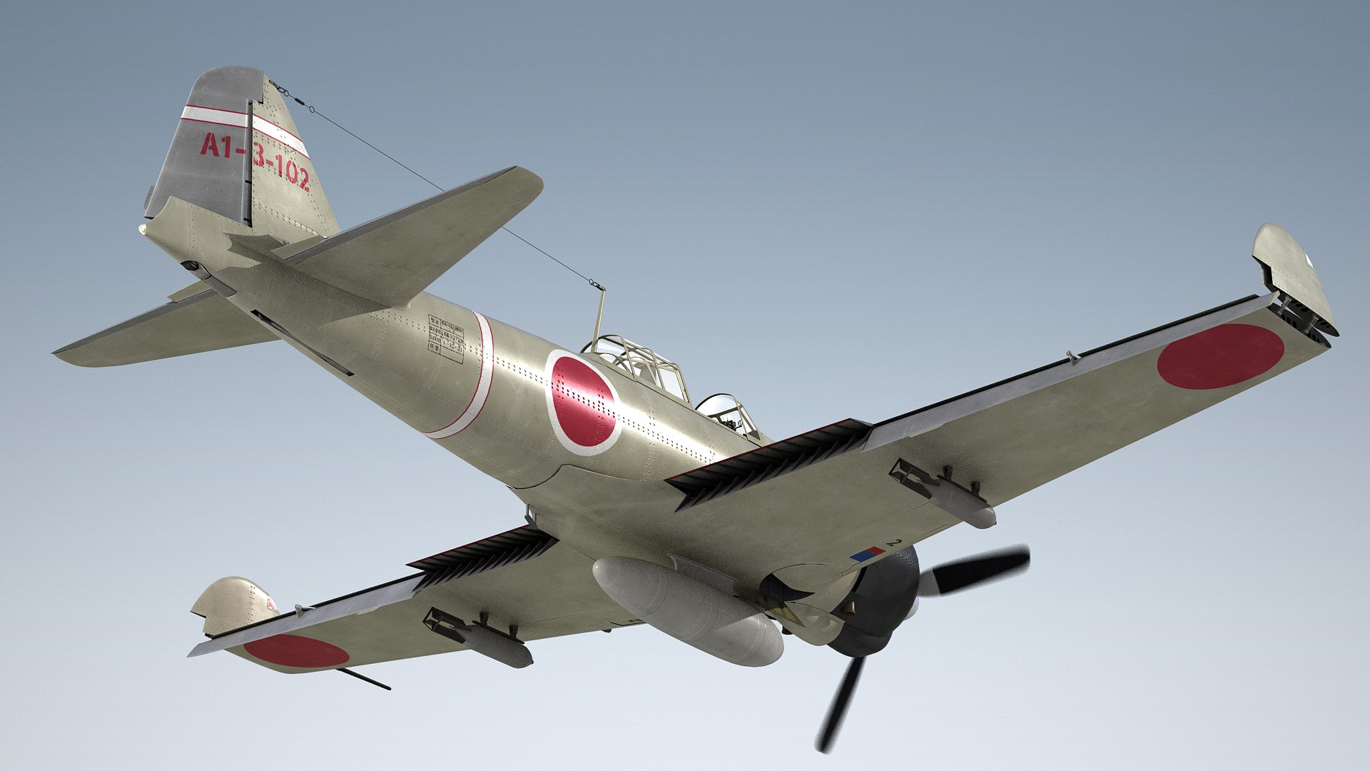 Mitsubishi A6M2 Zero 3D Model - TurboSquid 1837043