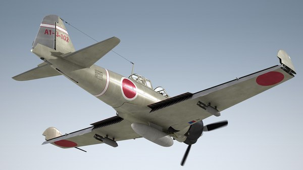 Mitsubishi A6M2 Zero 3D model - TurboSquid 1837043