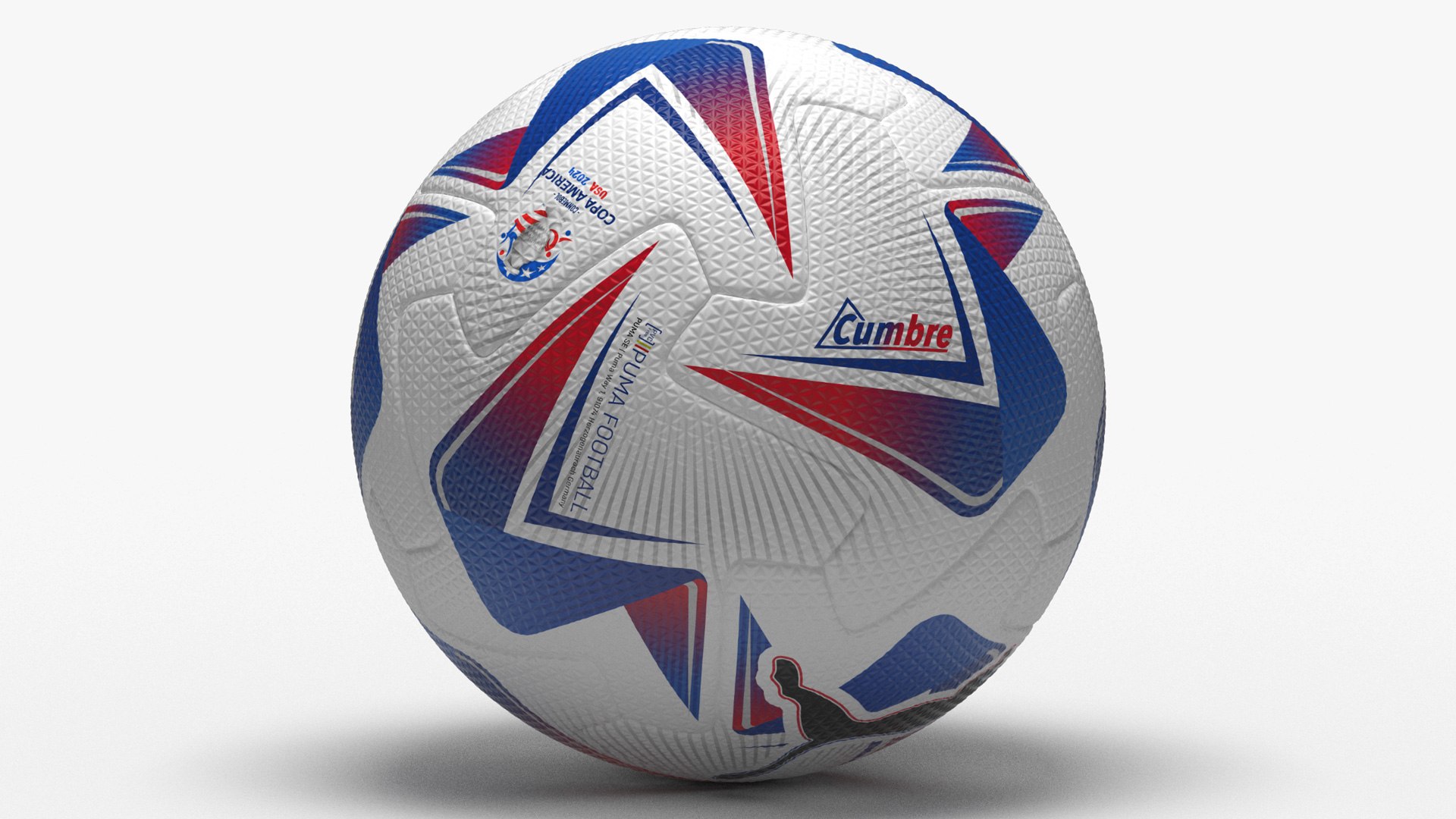 3D Puma Conmebol Copa CUMBRE Soccer Ball 2024-2025 Model - TurboSquid ...