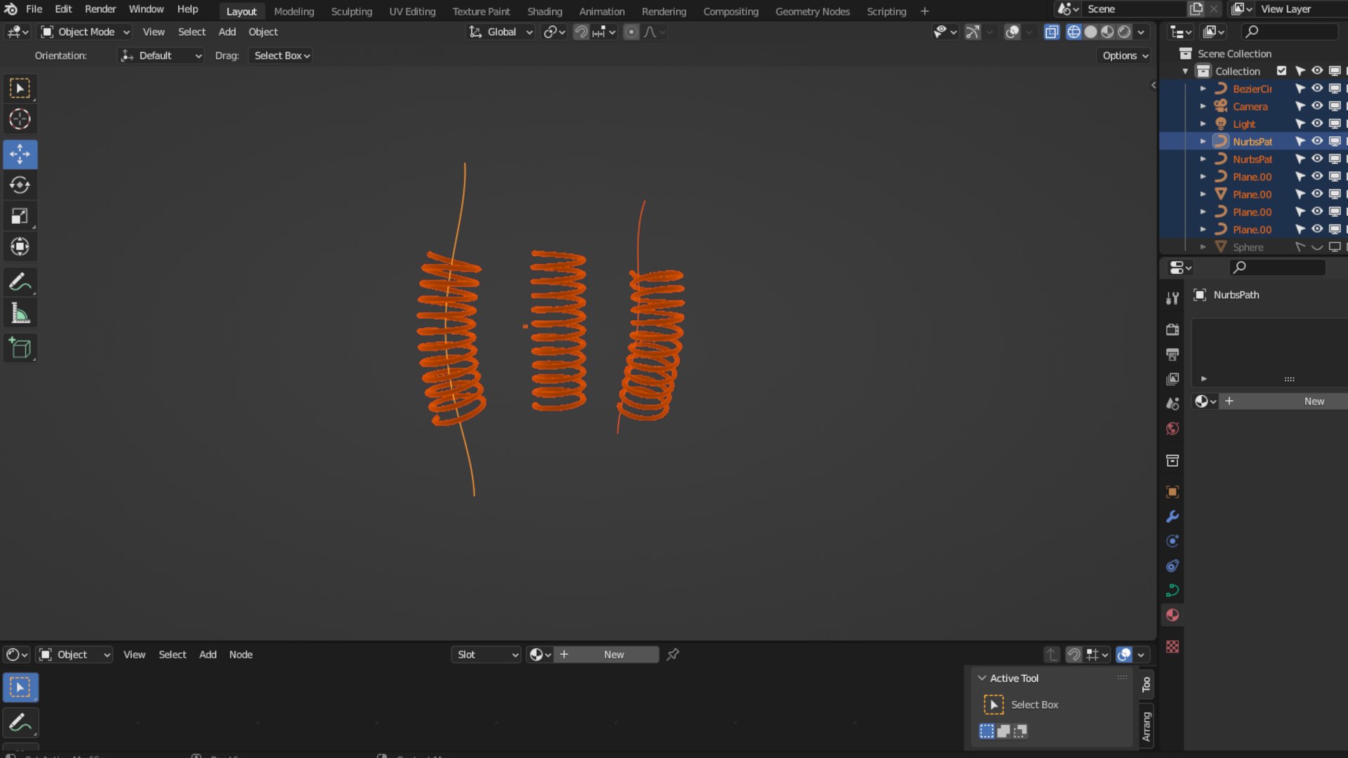 3D Springs With Active Curves - TurboSquid 1833909