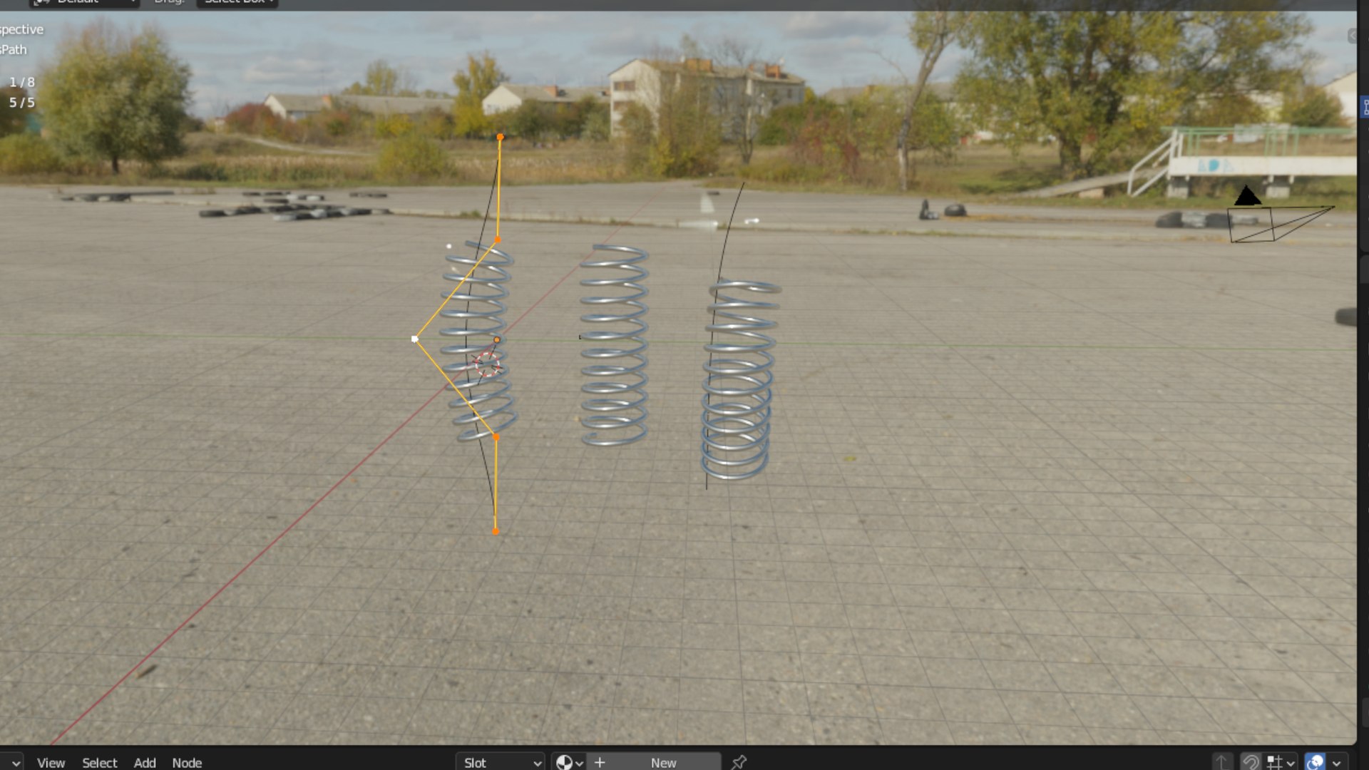 3D Springs With Active Curves - TurboSquid 1833909