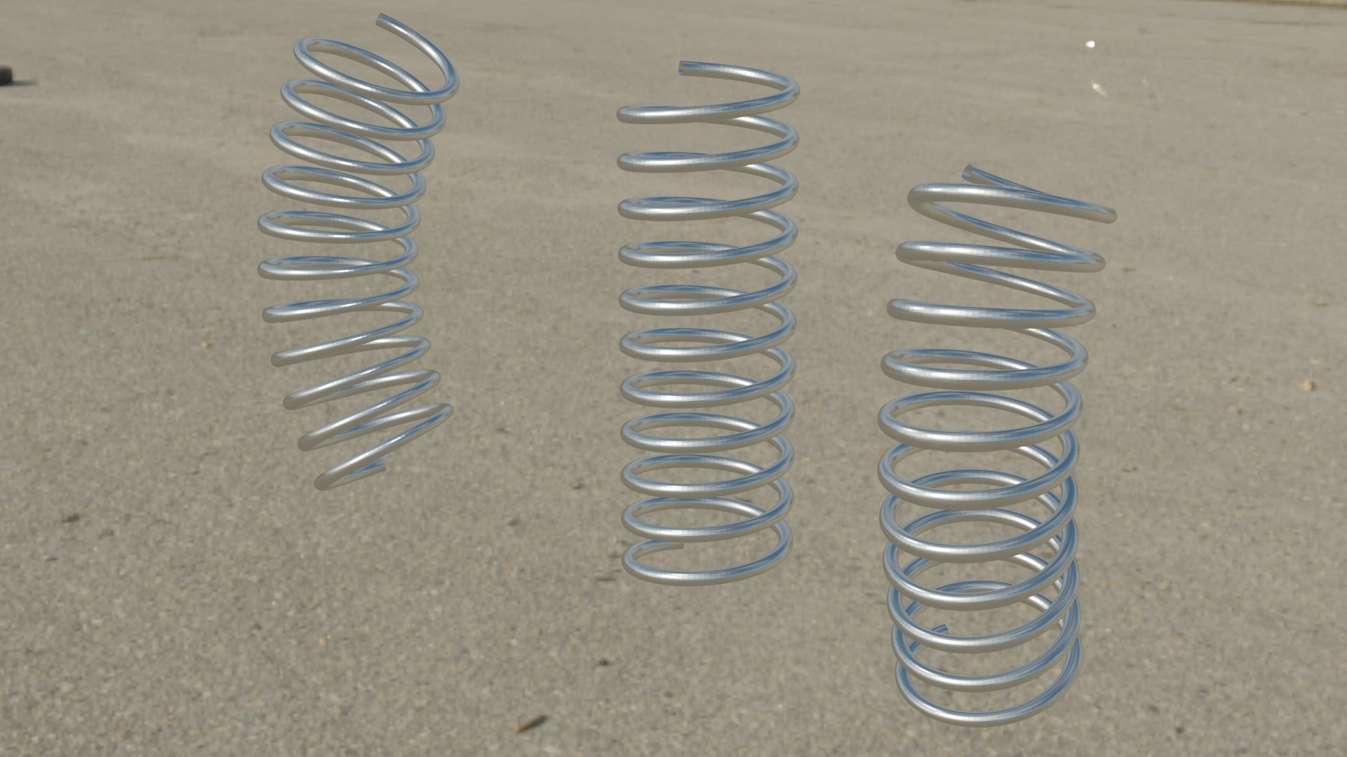 3D Springs With Active Curves - TurboSquid 1833909