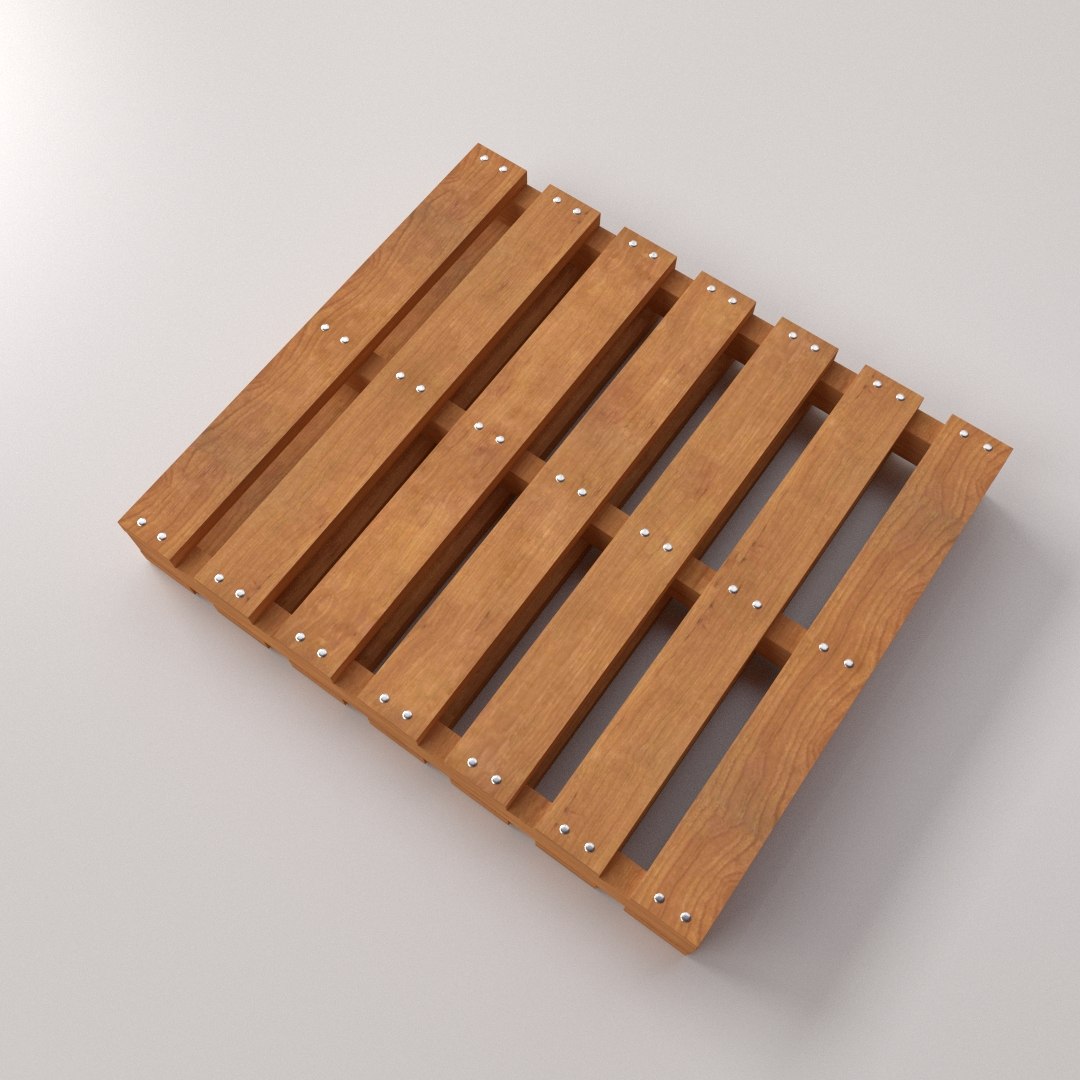 Wood Pallet 3d Model