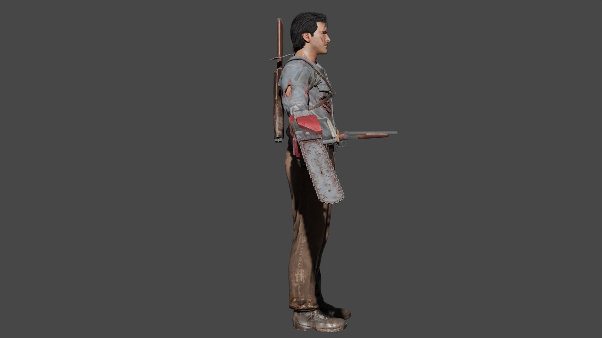 3D Ash Williams model - TurboSquid 2182233