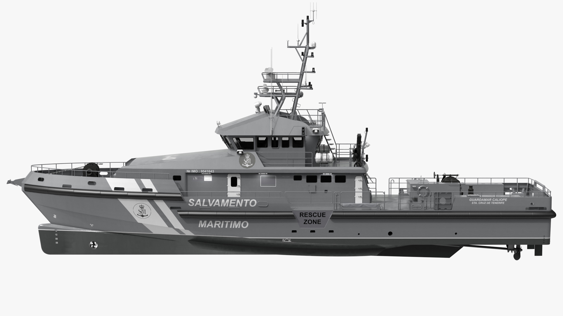SAR Boat 320 Coastal Patrol Vessel 3D Model - TurboSquid 2238613
