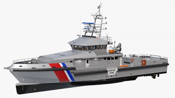 modelo 3d SAR Boat 320 Patrulla Costera - TurboSquid 2238613