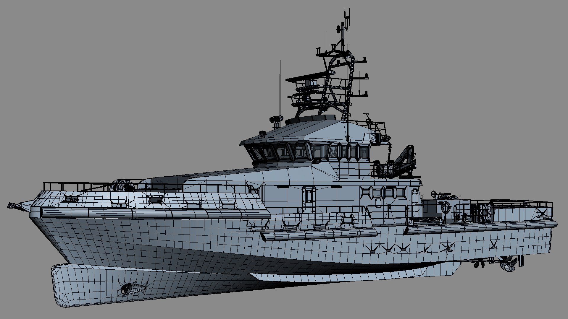 SAR Boat 320 Coastal Patrol Vessel 3D Model - TurboSquid 2238613