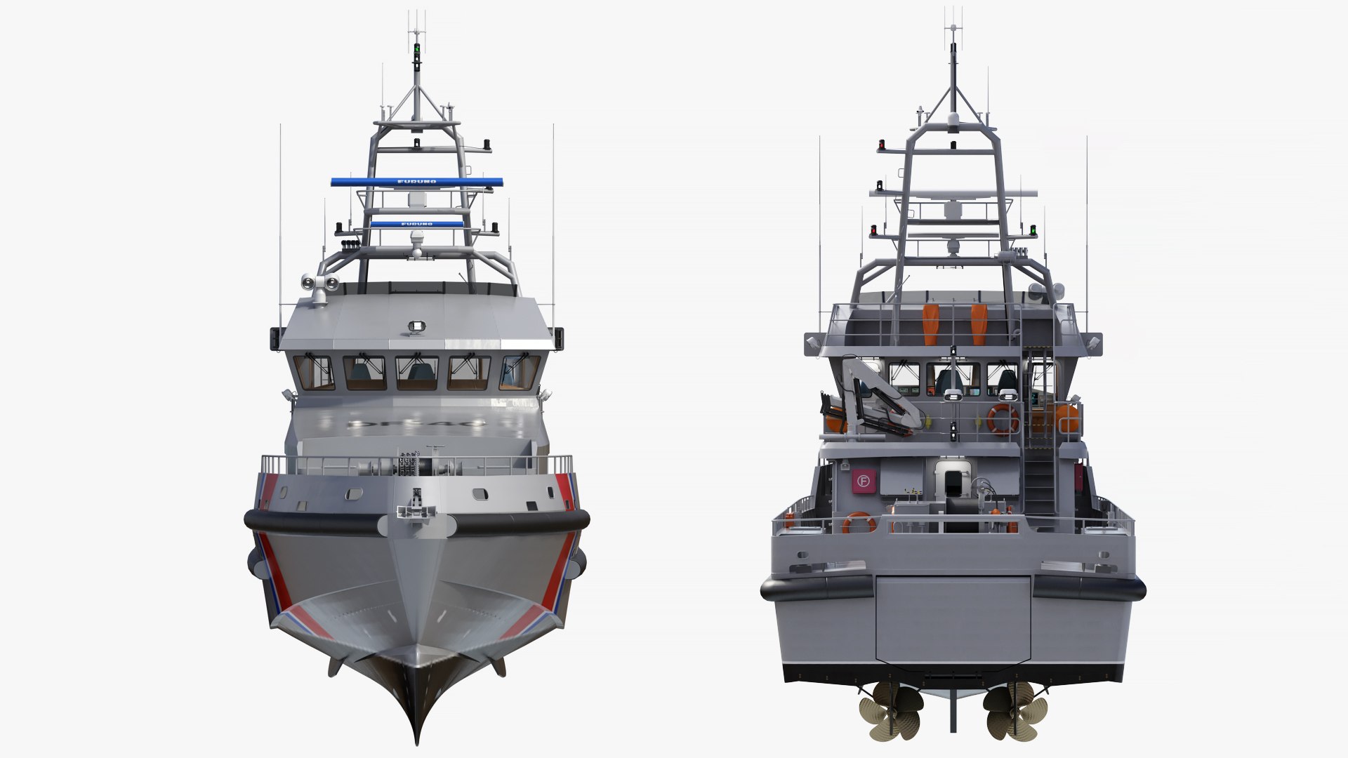 SAR Boat 320 Coastal Patrol Vessel 3D Model - TurboSquid 2238613
