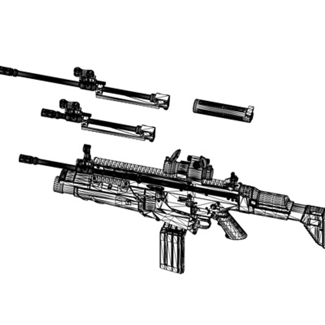 3d Army Sof Combat Assault Rifle Model